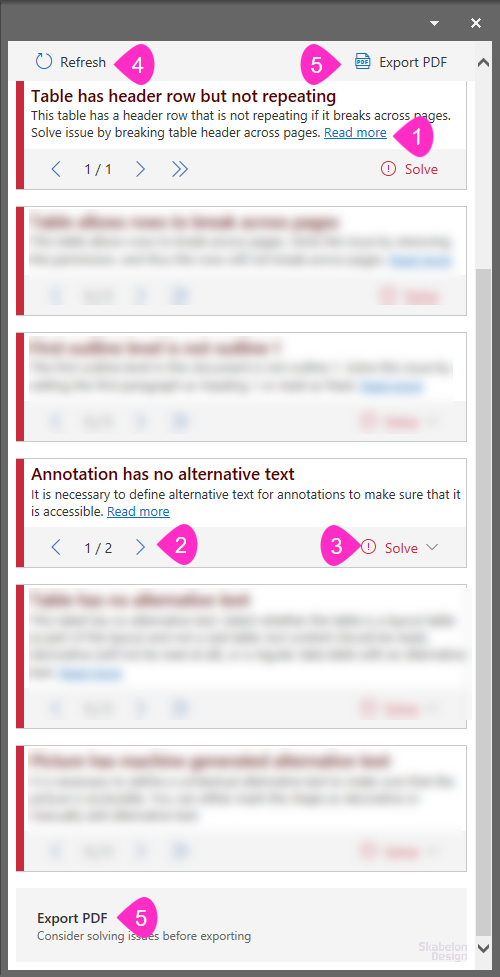 How to use Accessibility Assistant – Omnidocs